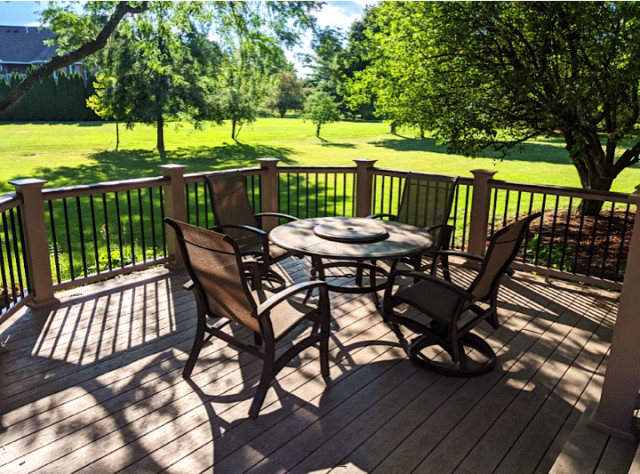 TimberTech Brownstone Railing - Terrasse en Bois - Chicago - par OnDeck ...