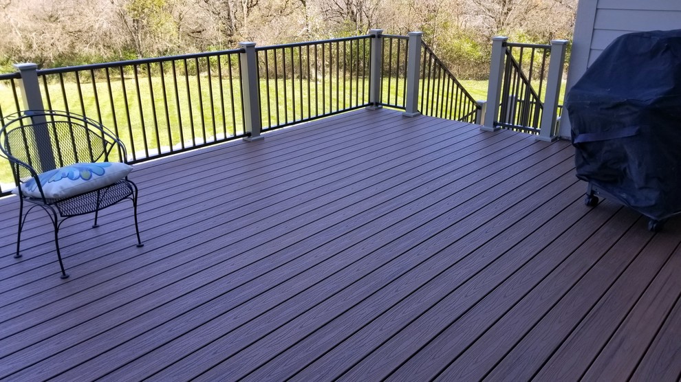 Timbertech Deck and 2 Color Westbury Rail - Terrace - Other - by Deck ...