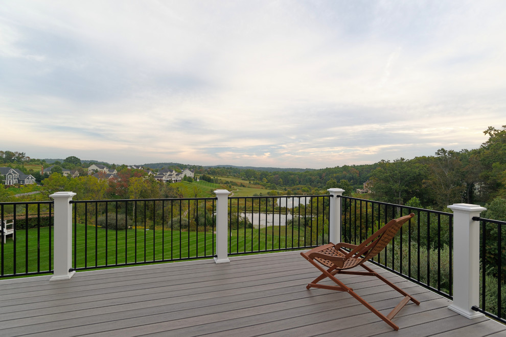TimberTech Deck with Powder-Coated Iron Railing in Leesburg ...
