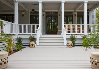 TimberTech Harvest Collection Decking in Slate Gray - Beach Style ...