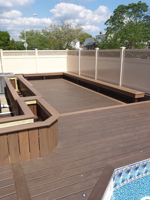 Timbertech Legacy Mocha Decking - Modern - Deck - New York - by Stellar ...