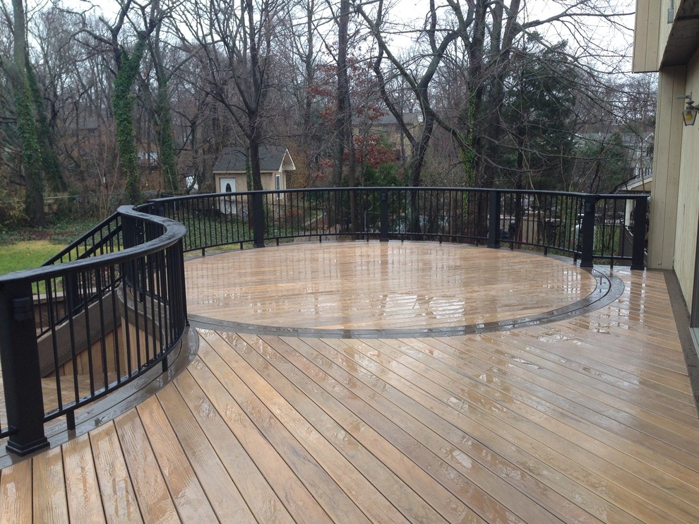 Timbertech Legacy Tigerwood Decking with Legacy Mocha Border ...