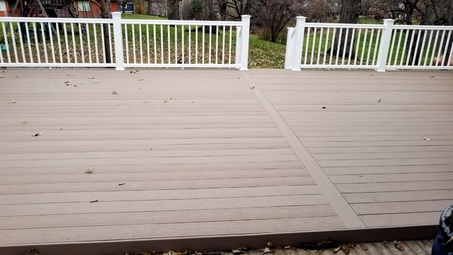 Timbertech Sandy Birch with White Timbertech Rail - Deck - Other - by ...