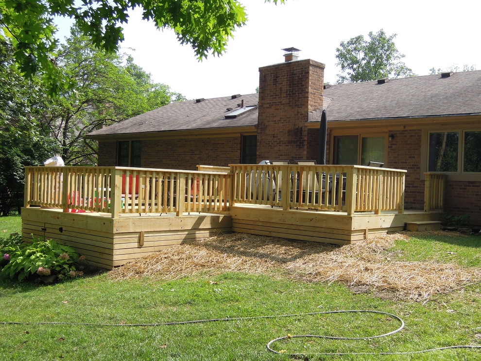 Treated Lumber Deck w/Skirting, West Chester, OH area - Traditional ...