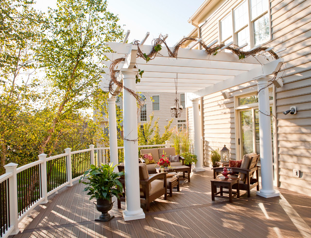 Trex Pergola - Terrace - DC Metro - by TREX COMPANY INC | Houzz IE