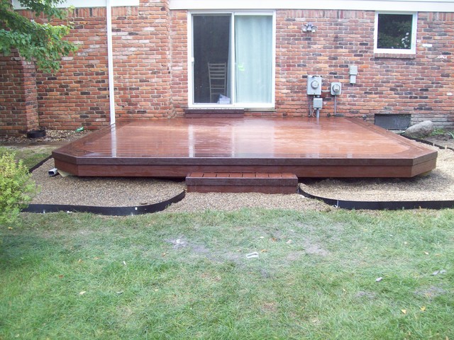 T Rex Deck With Fire Pit
