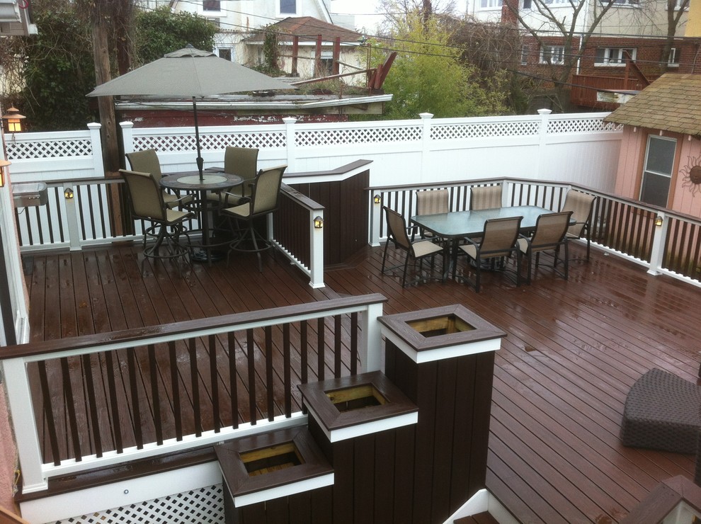Trex Transcends Lava Rock Decking - Modern - Deck - New York - by ...