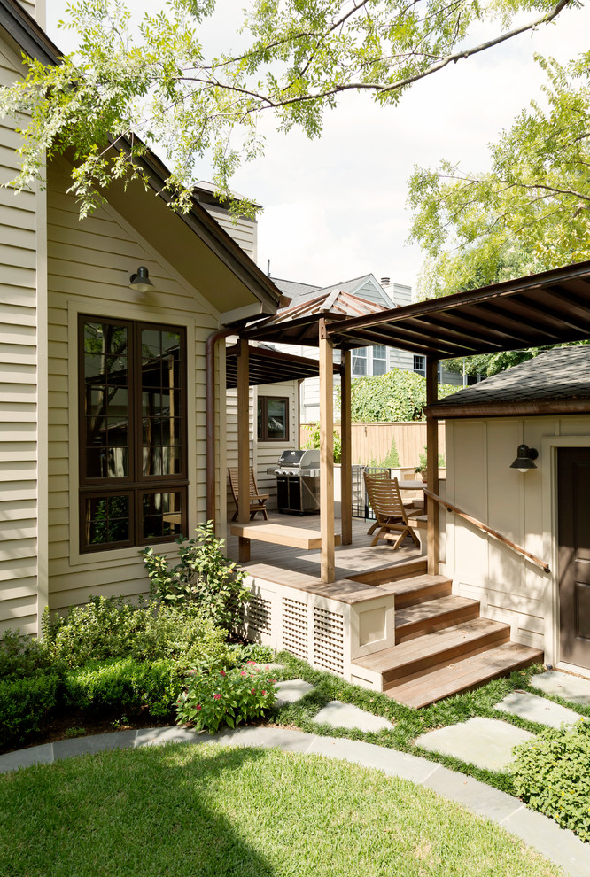 Tudor Cottage Renovation - Traditional - Deck - Houston - by GSMA | Houzz