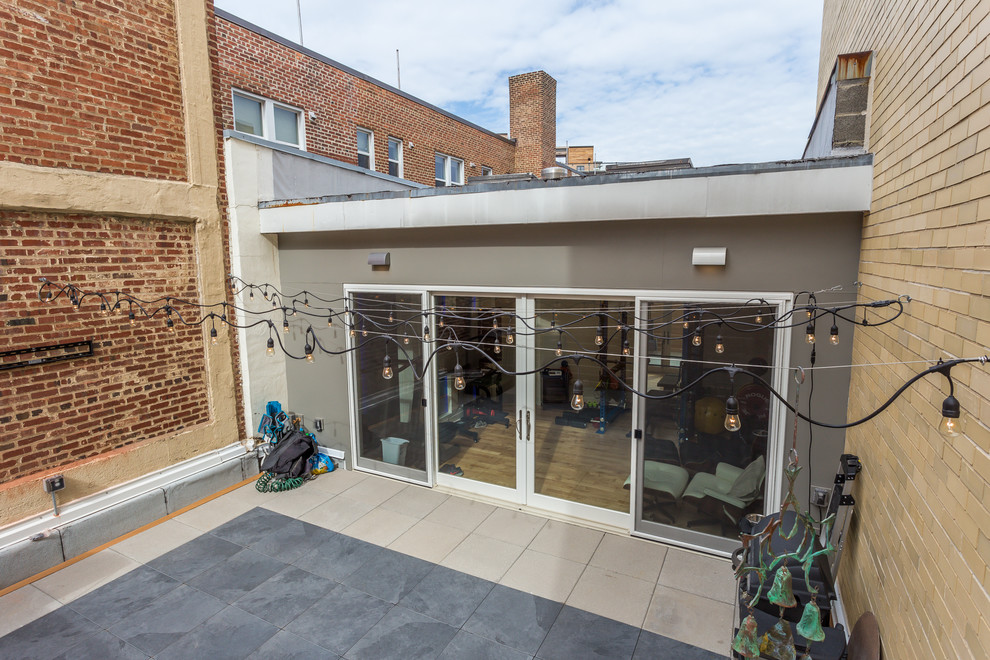 Two Level Condo Renovation with Roof Deck - Modern - Deck - DC Metro ...