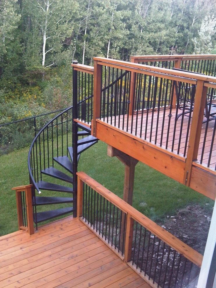 Two Tier Deck - Traditional - Deck - Toronto - by Castlewood General ...