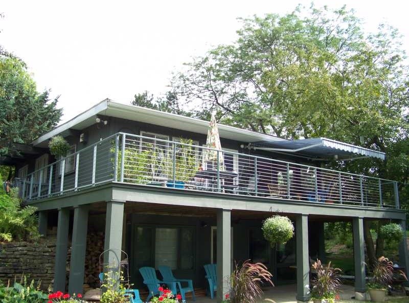 Ultra-tec® stainless steel cable railing system - Modern - Deck - Las ...