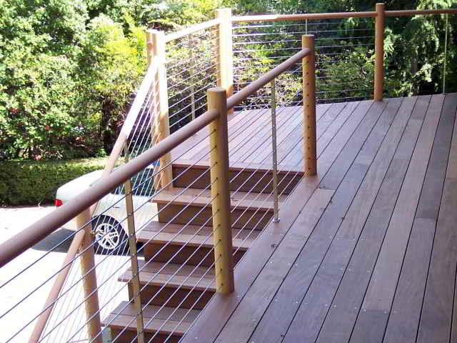 Ultra-tec Deck Cable Railing - Moderne - Terrasse en Bois - Las Vegas ...