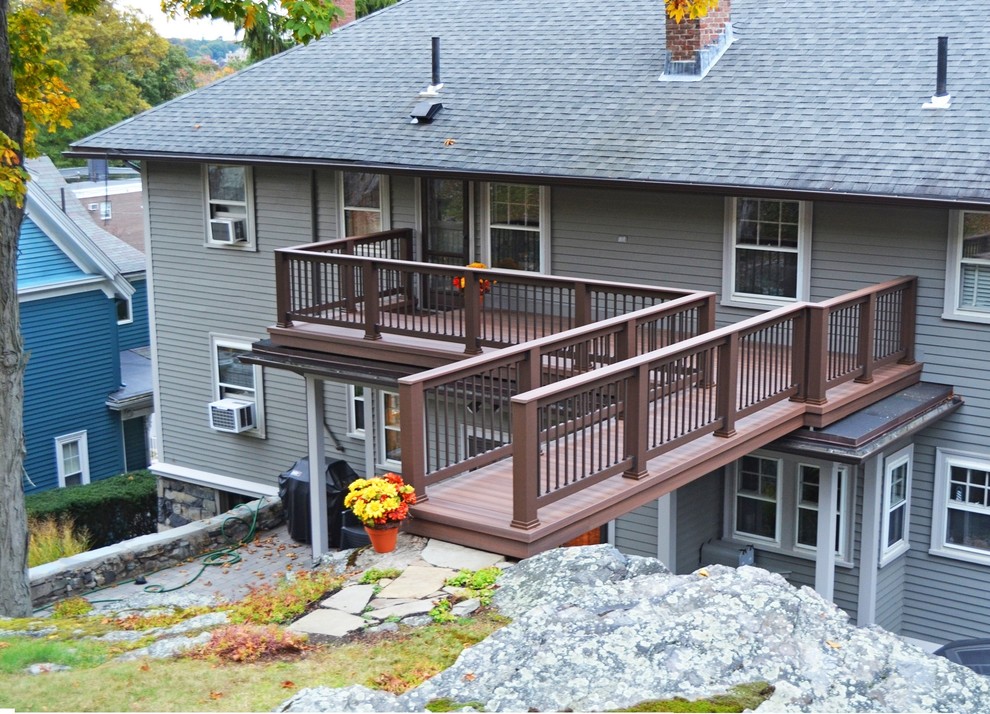 Unique Bridge Deck in Melrose, MA. - Traditional - Deck - Boston - by ...