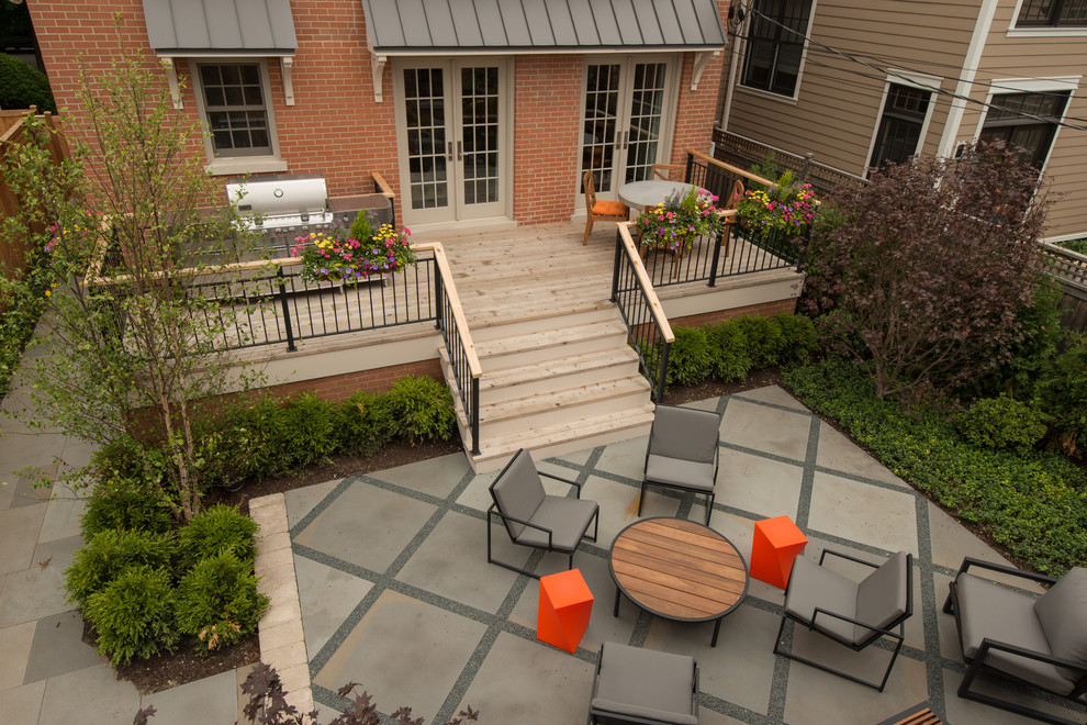 Urban Outdoor Living Space - Contemporary - Deck - Chicago - by Christy ...