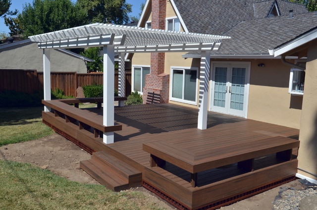 Various Decks and Arbors - Contemporain - Terrasse en Bois - San ...