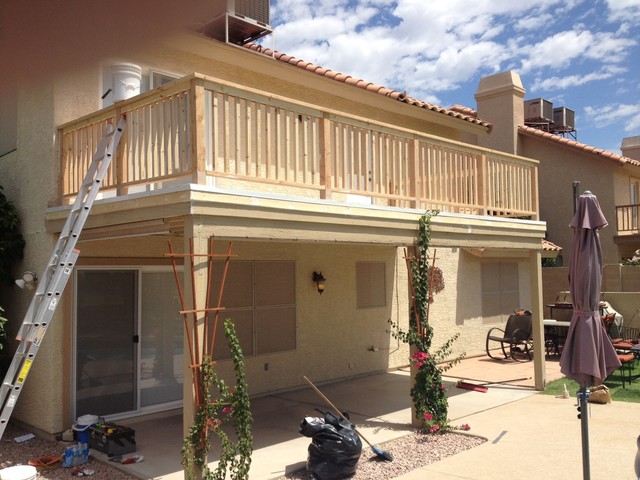 Walk out Patio - Terrace - Phoenix - by Core Steel Construction Inc ...