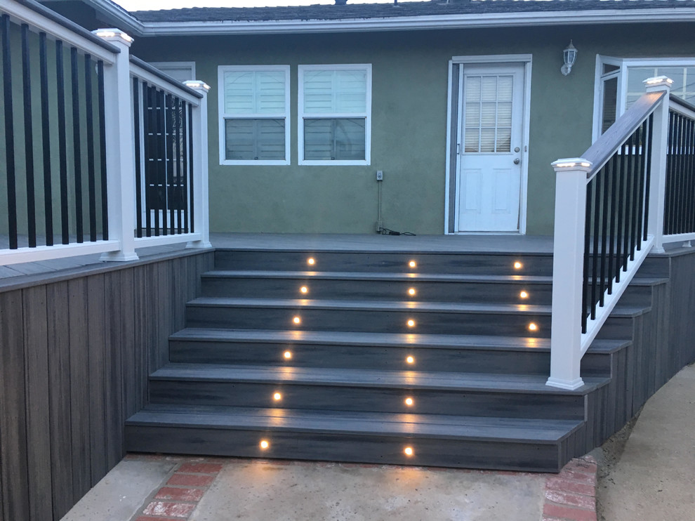 Westchester- TREX Decking & Steps - Traditional - Terrace - Los Angeles ...