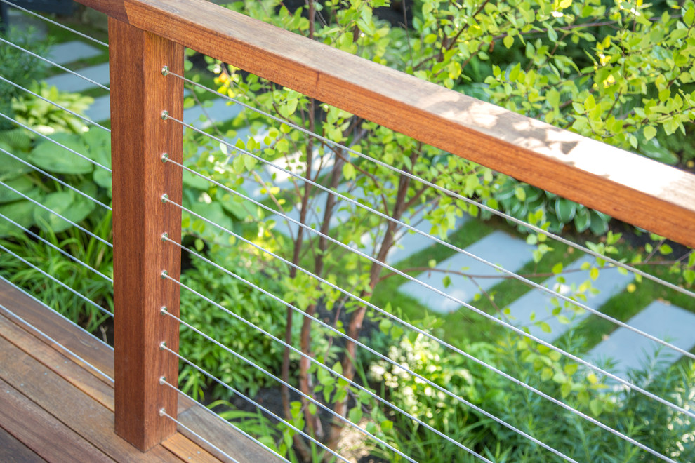 Wood Deck with DriveTite Cable Railing - Modern - Deck - Other - by ...