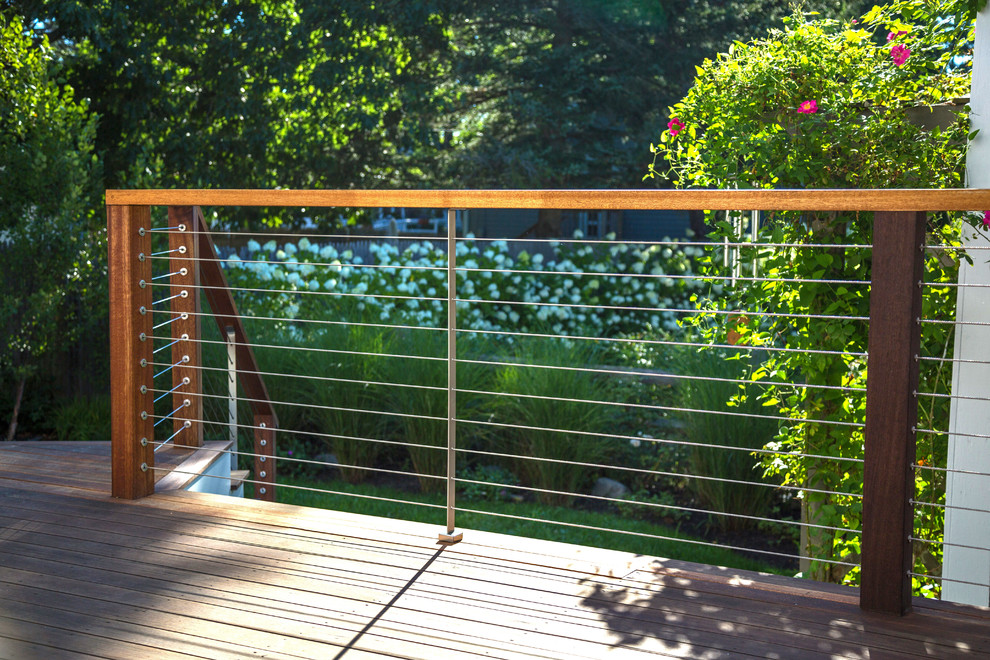 Wood Deck with DriveTite Cable Railing - Modern - Deck - Other - by ...