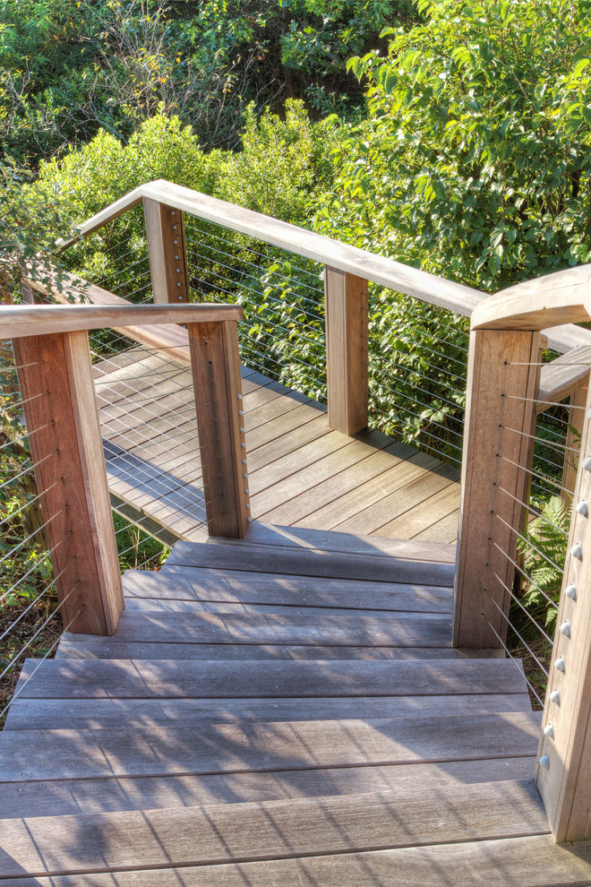 Wooden steps and railings - Traditional - Deck - Boston - by The ...