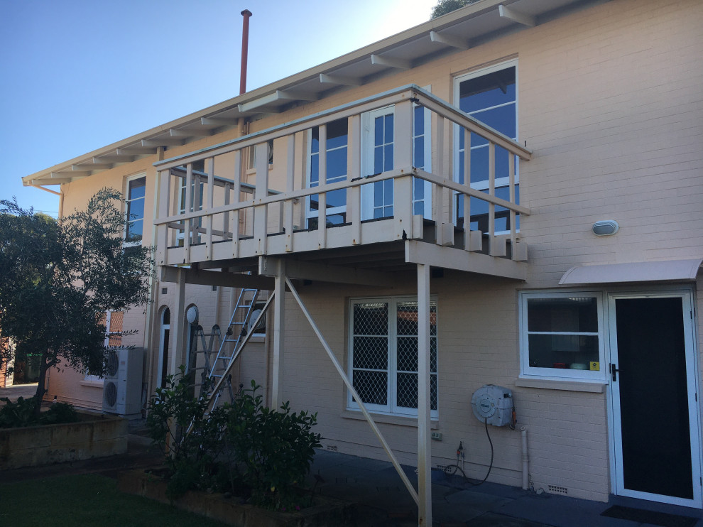 Yokine Balcony Build BEFORE - the old balcony - Traditional - Deck ...