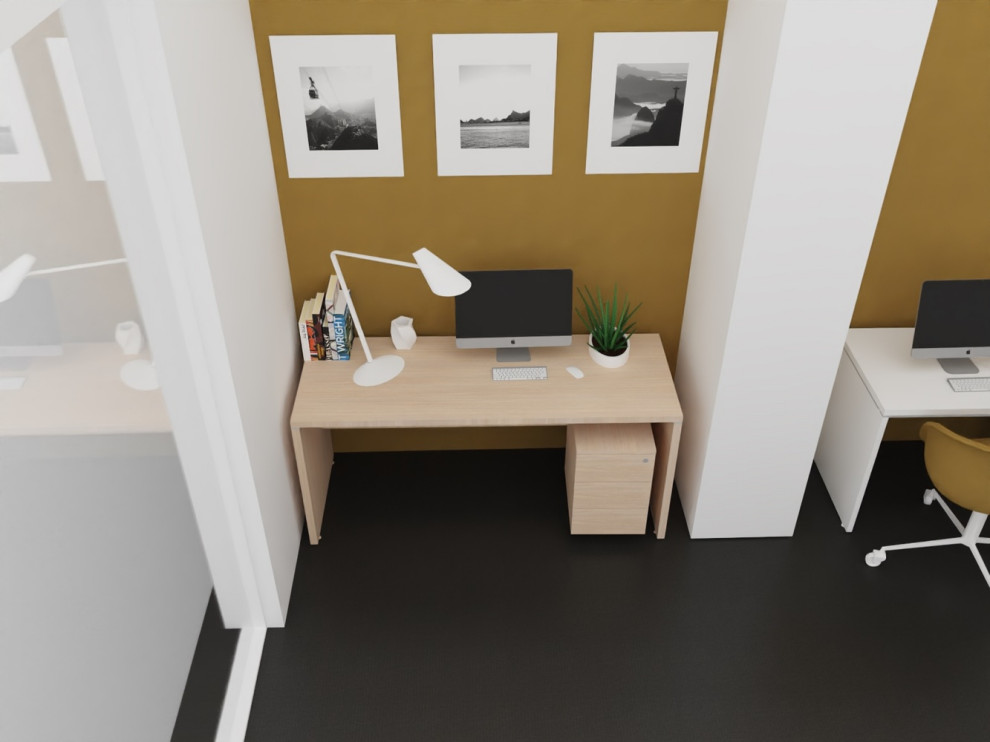 home office mesa new pano - Modern - Home Office - Other - by Ofitres ...