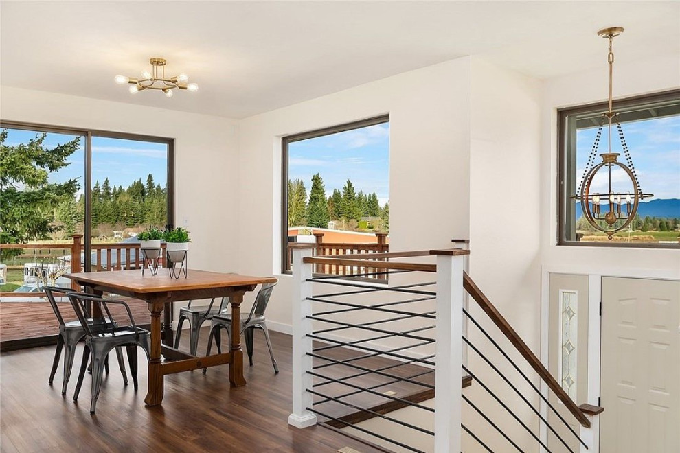 1978 Split-Level Remodel for Sale - Contemporary - Dining Room ...