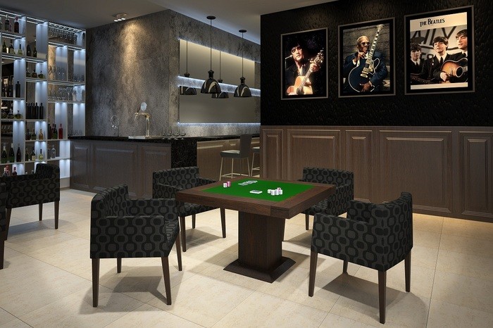 2464 MH Game Table - Modern - Dining Room - Miami - by Herval Furniture ...