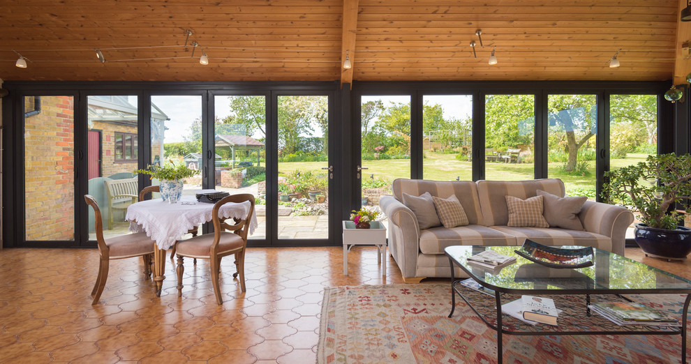 A Beautiful Garden Room For All Year Use - Traditional - Dining Room ...