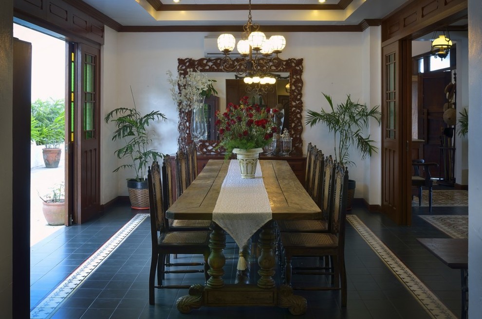 a Filipino traditional revival - Traditional - Dining Room - Other - by ...
