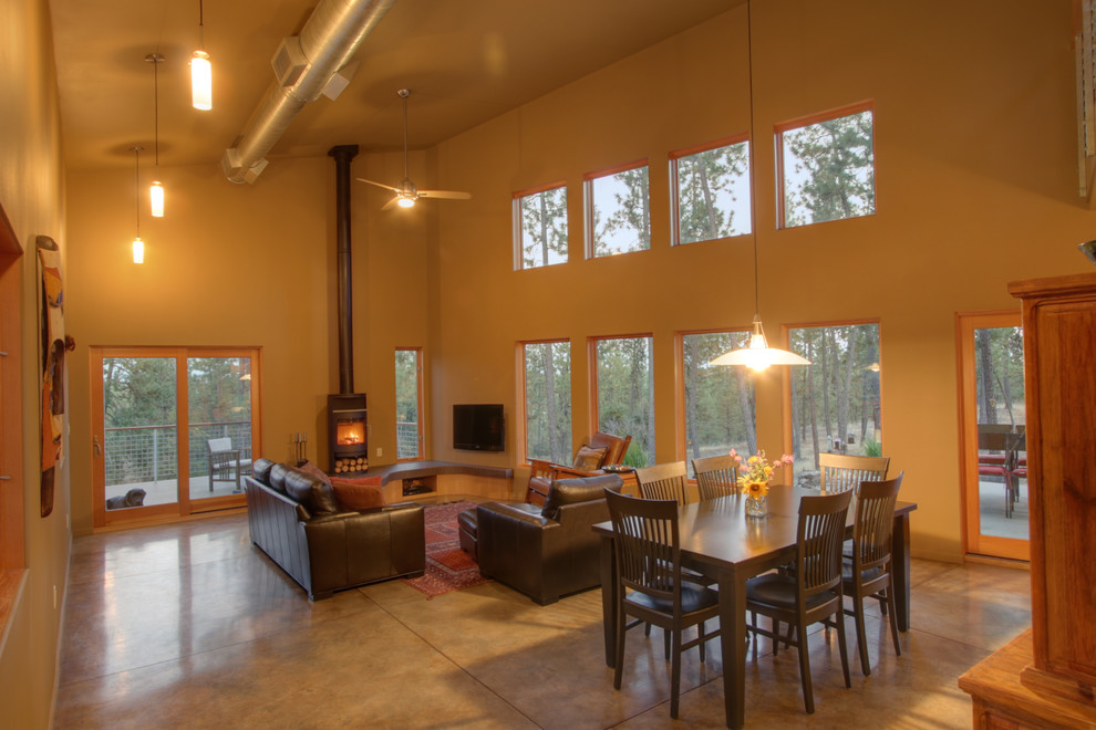 A Fresh Angle on Pastoral Living - Contemporary - Dining Room - Seattle ...