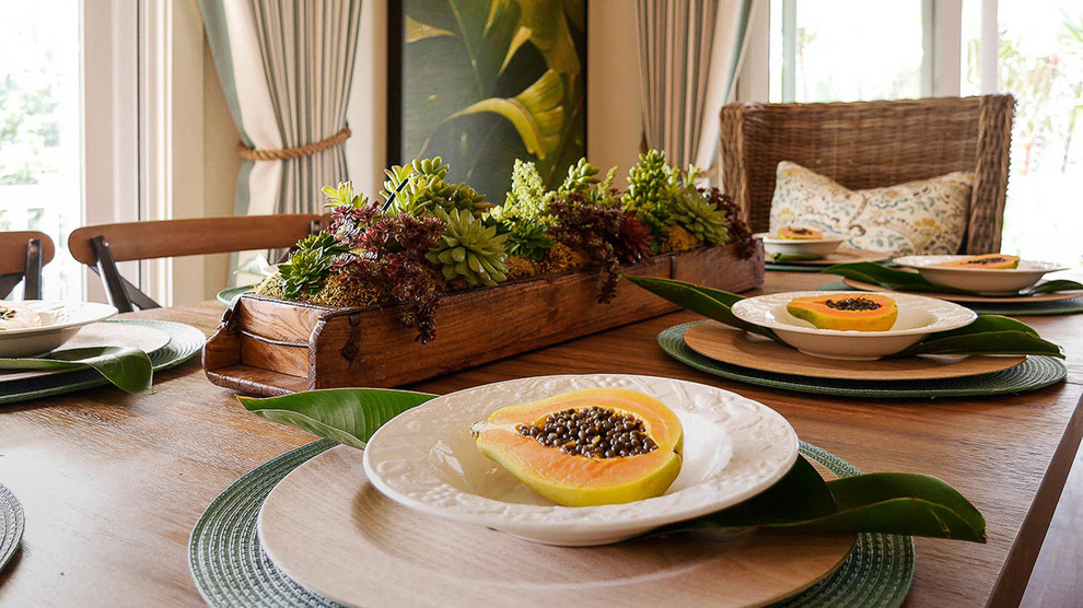 A Hawaiian Escape - Beach Style - Dining Room - Hawaii - by Kathy Ann ...