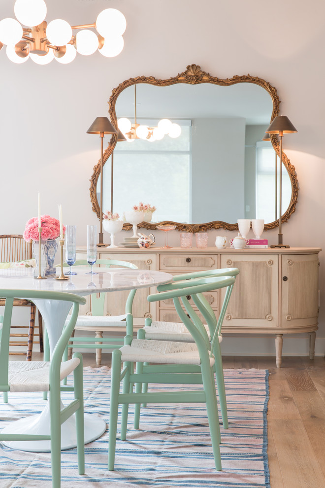 A Kitchen in Dreamy Pastels - Transitional - Dining Room - New Orleans ...