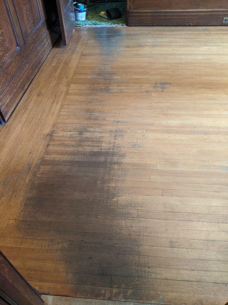 A Sand and Finish, done with a Custom Stain of a beautiful Ash Floor ...