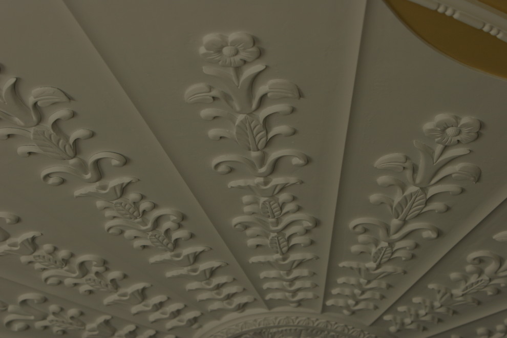 Adam-Style Plaster Ornament in a Private Residence - Traditional ...