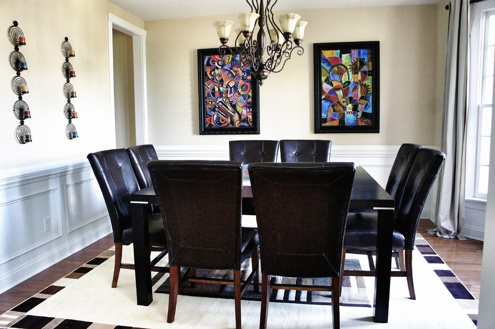 African Dining Room - Traditional - Dining Room - Charlotte | Houzz