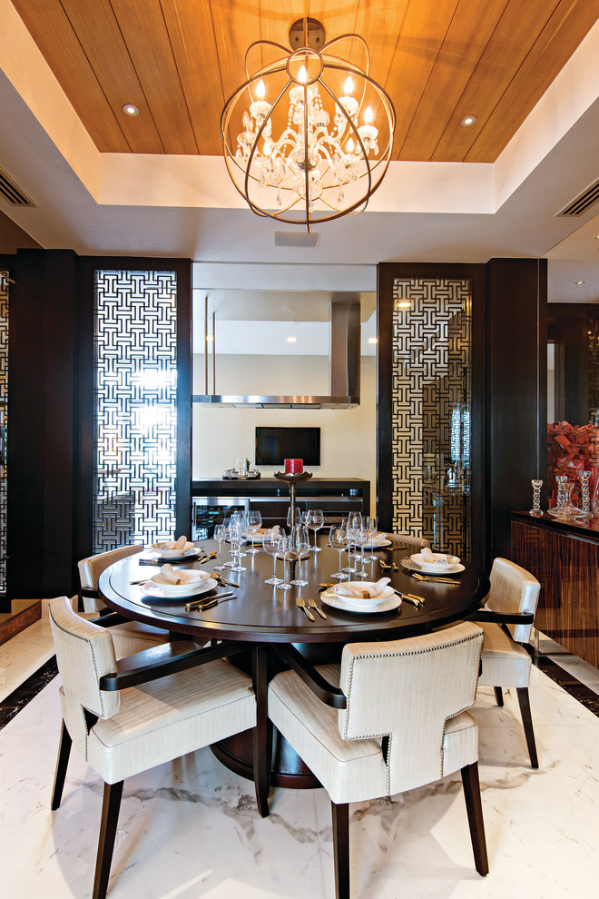 Ahuja Towers, Worli, Mumbai - Modern - Dining Room - Mumbai - by Prachi ...