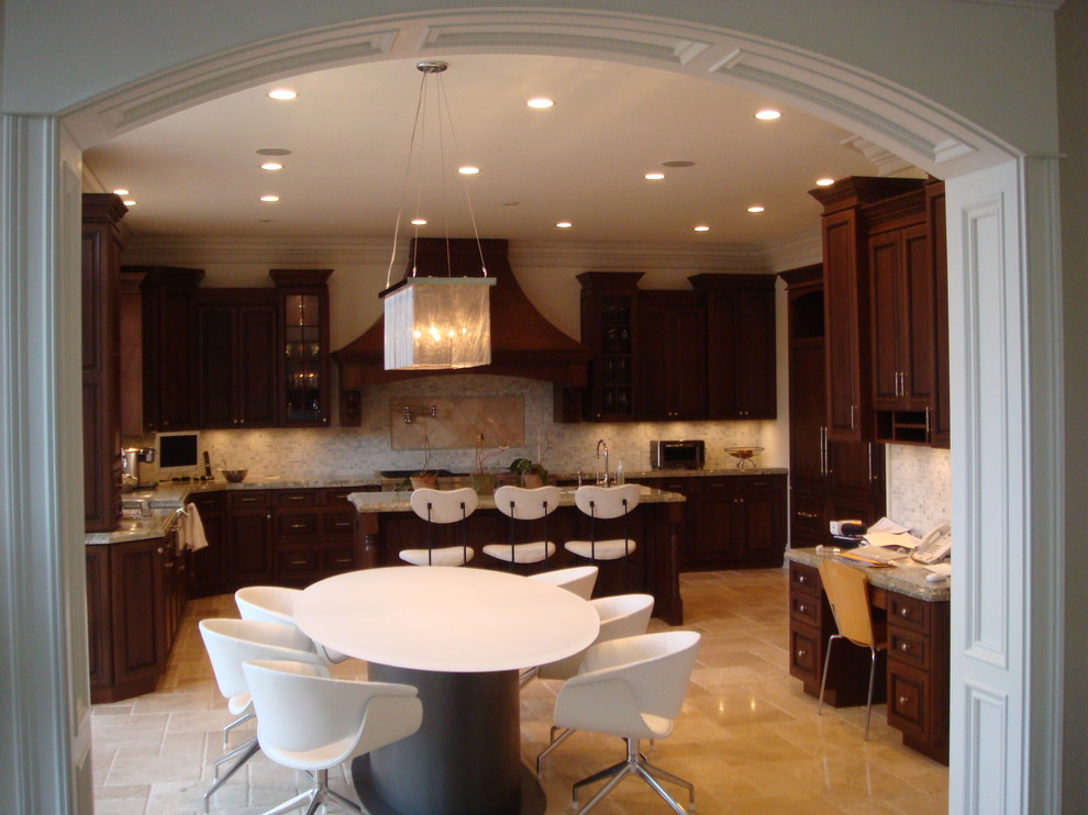 arch opening and rise panel mouldings - Traditional - Dining Room ...