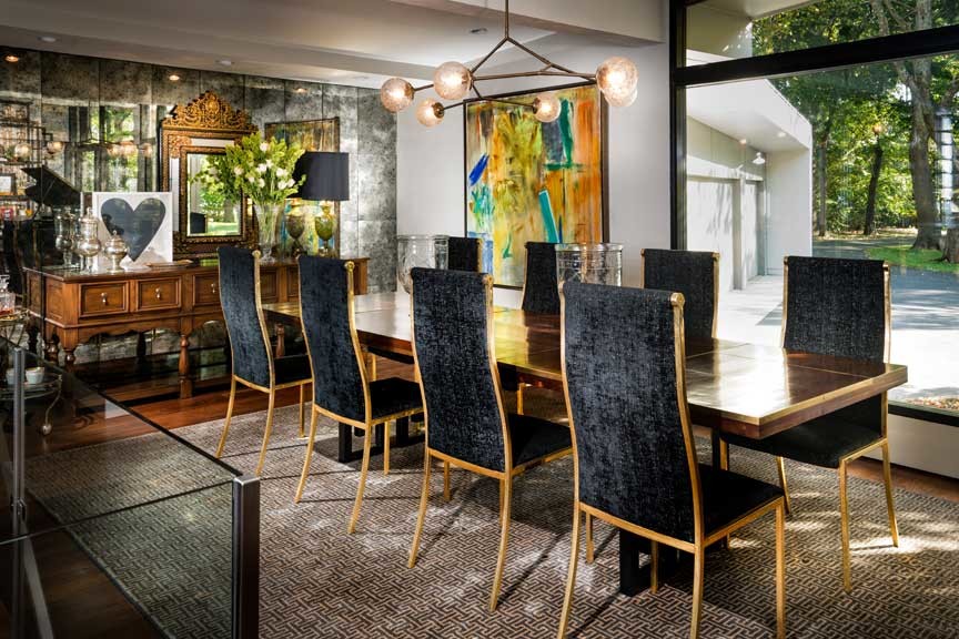 Artsy Vibe in Mid-Century Modern Ranch - Retro - Comedor - Otras zonas ...