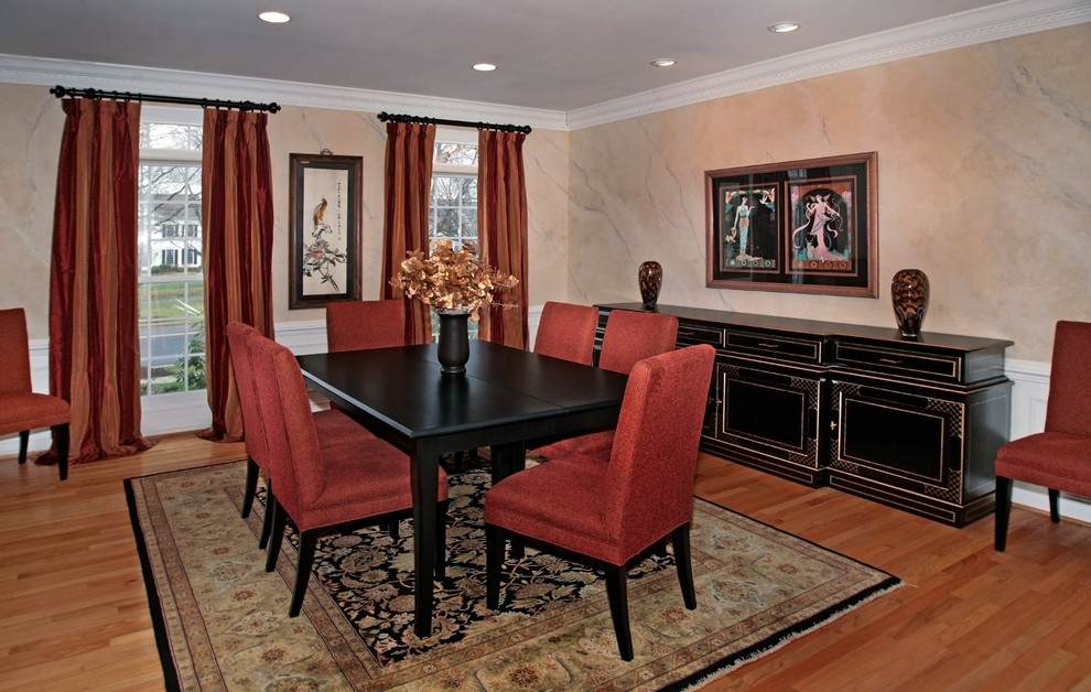 Asian Inspired Dining Room - Asian - Dining Room - DC Metro - by Syntha ...