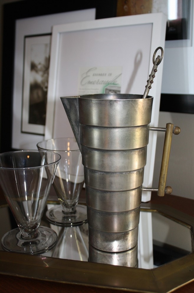 Bar Vignette - Art Deco Style - Eclectic - Dining Room - Los Angeles ...