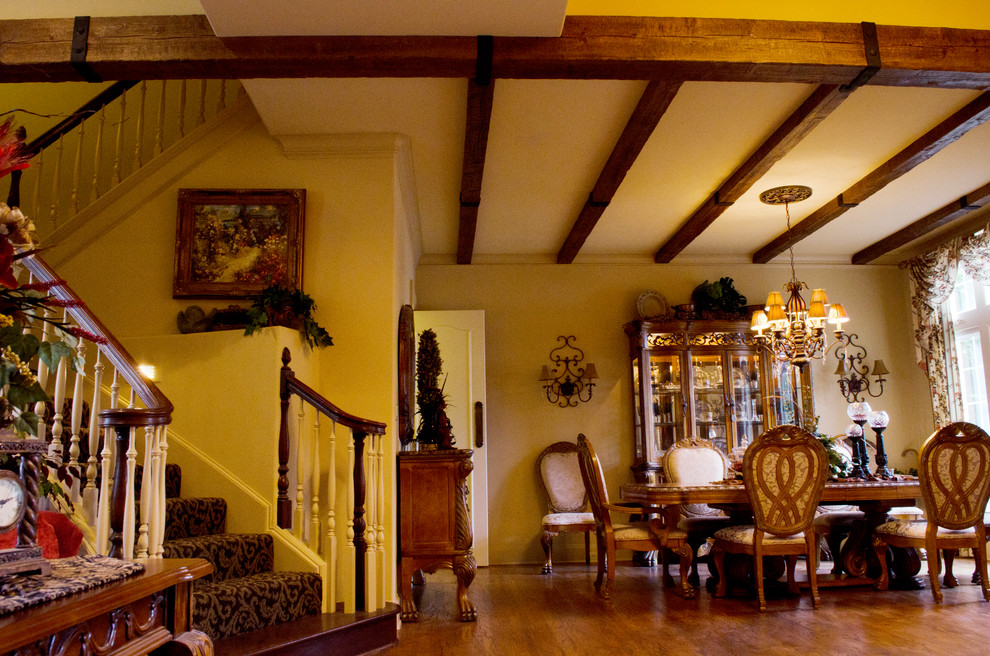 Beams - Traditional - Dining Room - Dallas - by Green Valley Beam ...