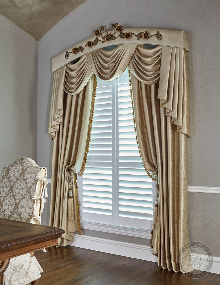 Before & After - Traditional - Dining Room - Dallas - by Custom Drapery ...