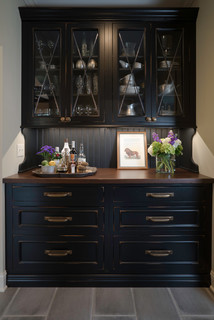 Black Butler Pantry - Traditional - Dining Room - Other - by Karr Bick ...