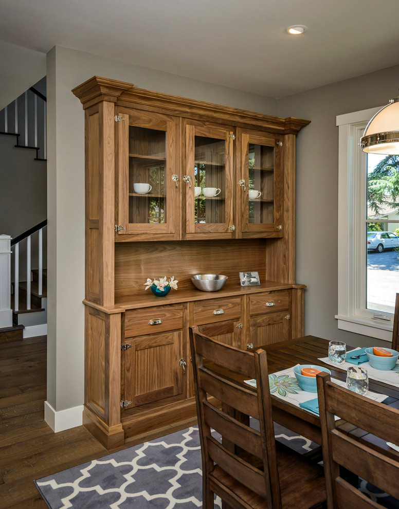 Bow to the Trees in Menlo Park Makeover - Transitional - Dining Room ...