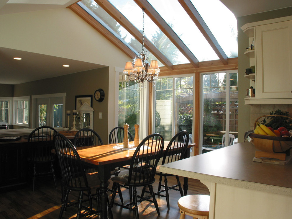 Breakfast Nook With Sky Roof - Traditional - Dining Room - Vancouver ...