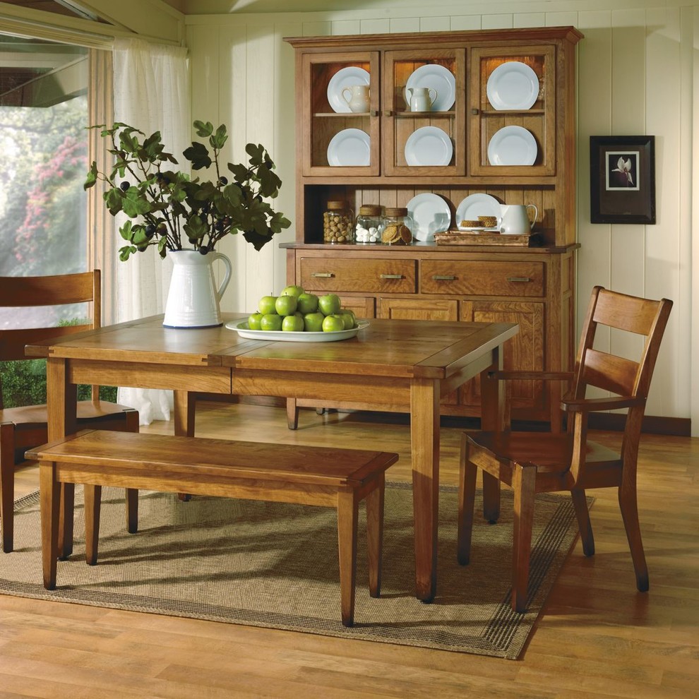 Canterbury Rustic Dining Set - Craftsman - Dining Room - by King ...