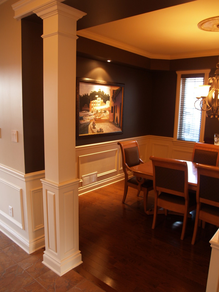 Chair Rail - Applique-Columns - Traditional - Dining Room - Ottawa - by ...
