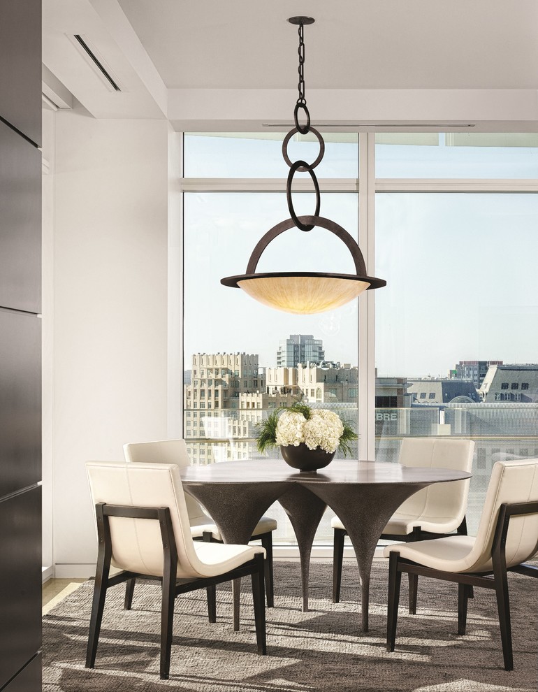 Cirque Pendant above Dining Table - Dining Room - Los Angeles - by ...