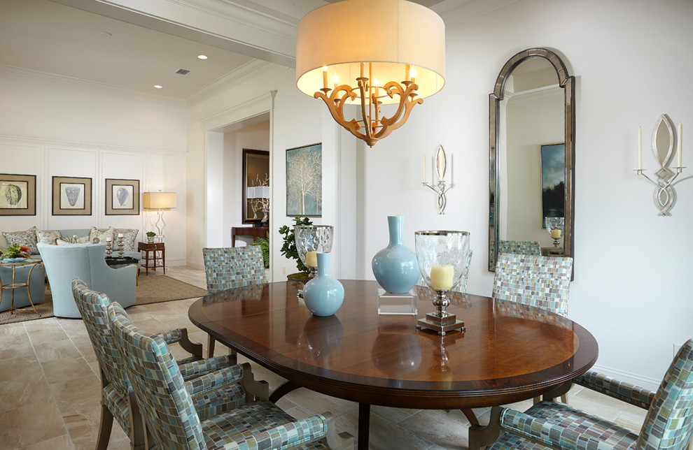 Clara at Mediterra - Traditional - Dining Room - Miami - by London Bay ...